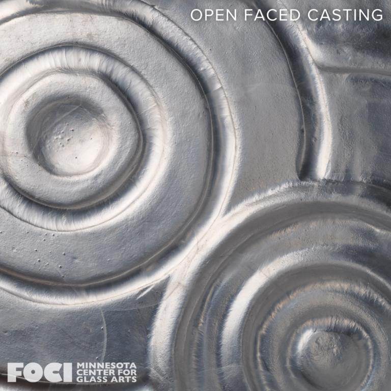 Open Faced Casting at FOCI MN Center for Glass Arts - NEMAA